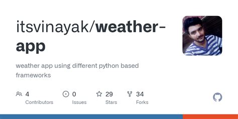 Github Itsvinayak Weather App Weather App Using Different Python Based Frameworks