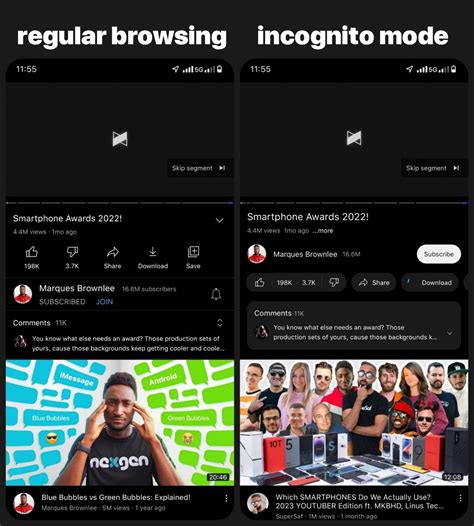 Not A Major Problem But Why Does The Newer UI Design Only Work When The Device Is On Incognito