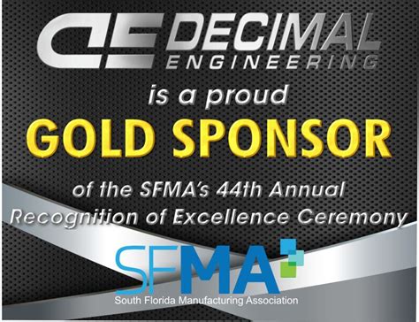 Decimal Engineering On Linkedin Sfma Manufacturers