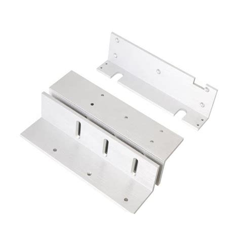 Fsh Amzb6600 L And Z Bracket For Single Electromagnetic Lock Mag Amzb6600 Access Hardware
