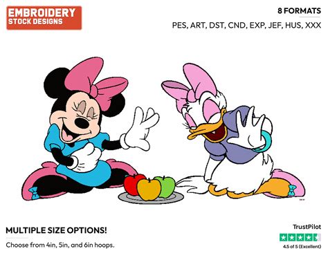 Minnie Daisy Laughing Disneys Minnie Mouse And Daisy Duck