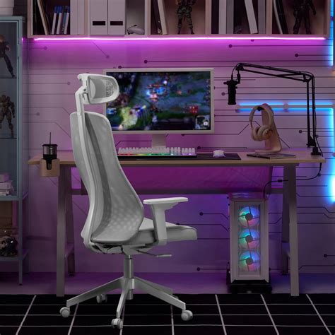 Utespelare Gaming Desk Ash Effectgrey 160x80 Cm Ikea