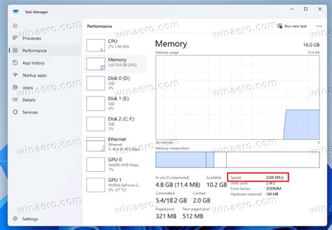 task manager will soon display memory frequency in mt s instead of mhz