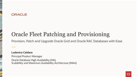 Oracle Fleet Patching And Provisioning Deep Dive Webcast Slides Pdf
