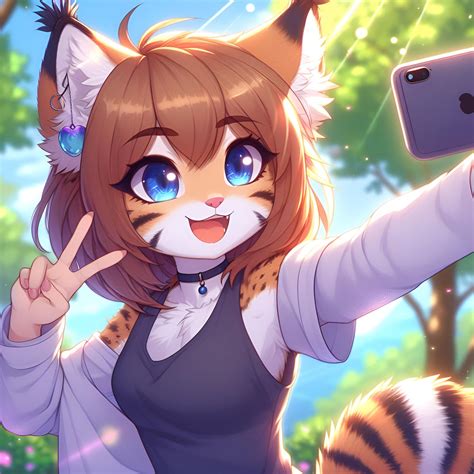 Anthro Selfie Cute Lynxgirl By Talasia85 On Deviantart