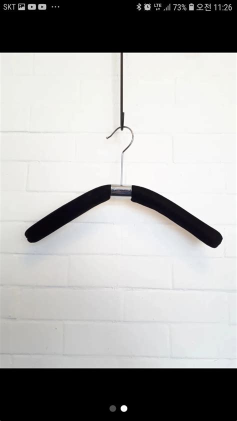 블랙 벨벳 우단 옷걸이 10개 당근마켓 중고거래