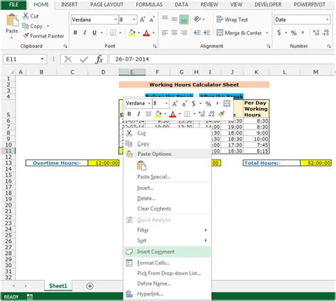 Add A New Comment In Microsoft Excel