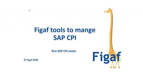Presentation Of Figaf To Manage SAP CPI Figaf