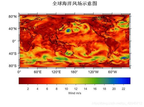 Matlab读取nc格式数据并可视化显示（以海面风场反演为例） Matlab读取nc文件画波浪周期图 Csdn博客