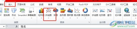 Excel如何让三组数据在一个折线图上？ Excel表格做三组数据的折线图方法 极光下载站