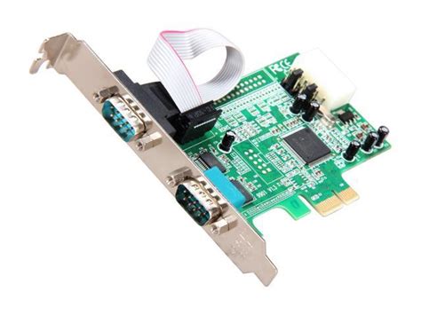 StarTech Com PEX S Port Native PCI Express RS Serial Adapter Card With UART