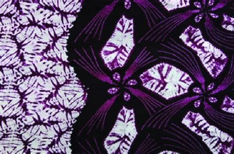 A Close Up Shot Of A Copied And Printed Adire Design Courtesy Ekanem Download Scientific