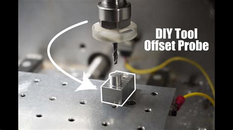 Diy Tool Offset Probe On Diy Desktop Milling Machine Compact Mill Youtube
