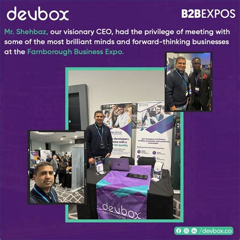 devbox on linkedin devboxtechnologies farnboroughexpo b2bexpos