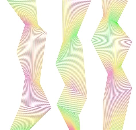 premium vector design element many broken lines structure effect08