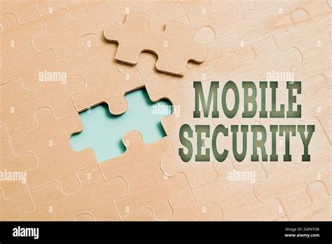 Conceptual Caption Mobile Security Business Idea Efforts To Secure