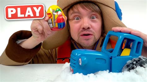 КУКУТИКИ Play Снег и Сугробы Синий Трактор и Механик Поиграйка с Пилотом Винтиком Youtube