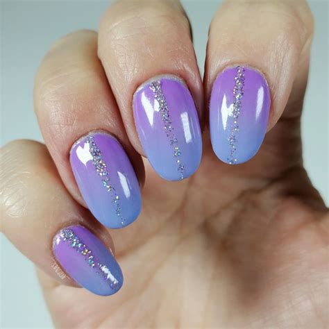 Purple Gradient Gradient Nails Purple Nails Red Nails