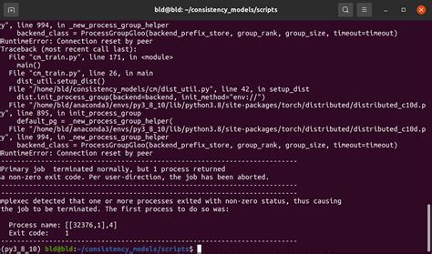 Question About Running Scripts Time Out Initializing Process Group