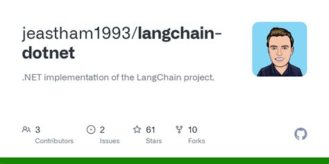 Langchain Dotnet README Md At Main Jeastham1993 Langchain Dotnet GitHub