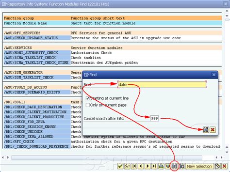 How To Find A Validating Function In Sap