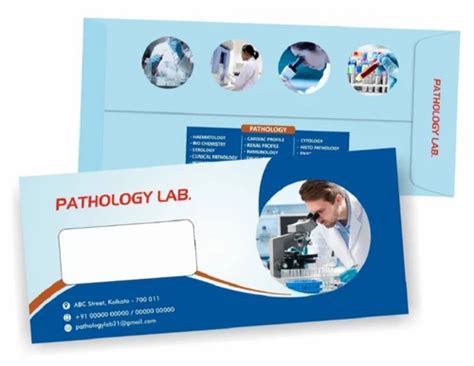 Printed Paper Pathology Lab Envelope 4x9 Inch Lxw At Best Price In