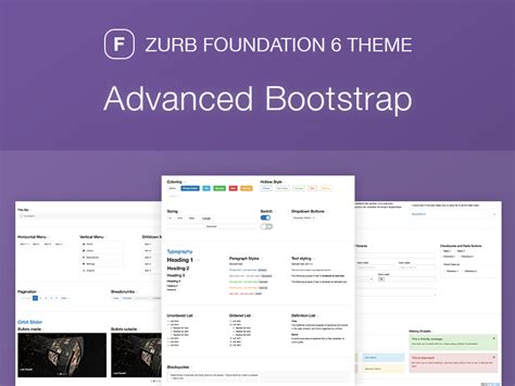 Advanced Bootstrap Free Psd Ui Download