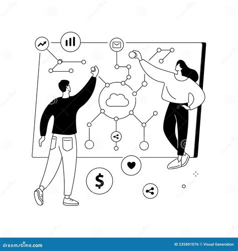 Data Architecture Icon Trendy Flat Vector Data Architecture Icon On