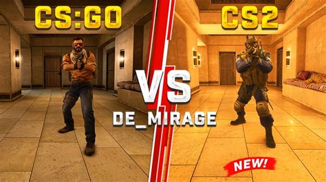 Cs Go Vs Cs2 Mirage Cinematic Comparison Youtube