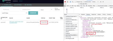 workflow status is unspecified on the default view · issue 509 · temporalio temporal · github