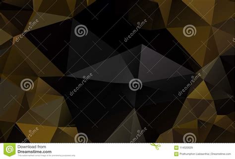 Ight Yellow Vector Pattern Triangular Template Geometric Sample Repeating Routine With