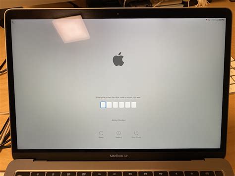 Macos Prompted To Enter System Lock Pin Code To Unlock Mac Ask