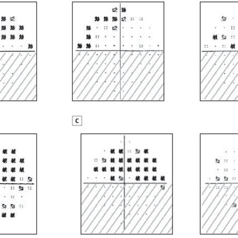 Examples Of 10 2 Visual Field Vf Categories A Download Scientific