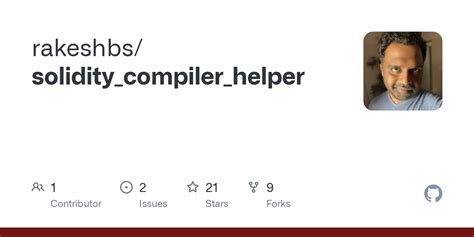 Github Rakeshbssoliditycompilerhelper