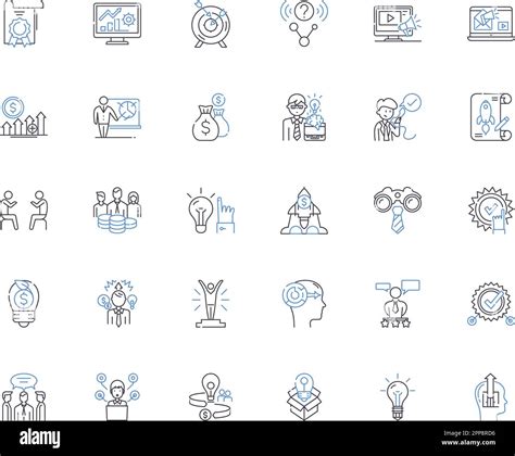 Creative Concept Line Icons Collection Imagination Innovation Ingenuity Ideation