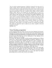 The Mysterious Actions Of Bartleby A Close Reading Of Course Hero