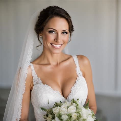 35 Year Old Bride With Modest Breasts And Cleavage By Accotink On