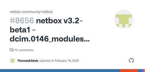 netbox v3 2 beta1 dcim 0146 modules migration crashes · issue 8656