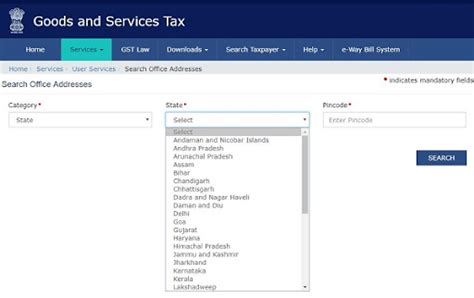 Gst State Code List And Jurisdiction