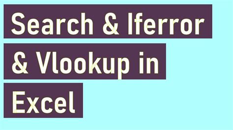 Vlookup With If Formula In Excel Search If Then Value YouTube