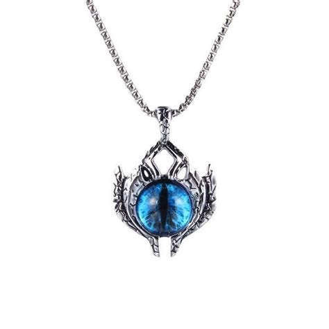 Нов модел мъжка верижка с висулка с камък Badu Bg