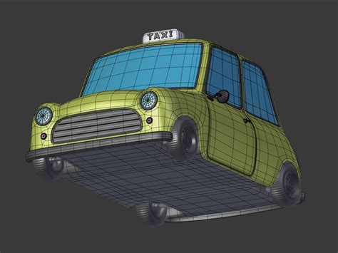 만화 장난감 경찰차 및 택시 3d 모델 9 Blend Dae Obj Fbx Free3d