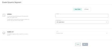 Lists Dynamic Segments