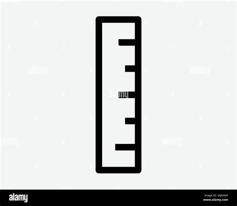 Ruler Line Icon Measure Measuring Instrument Tool School Office