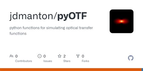 Github Jdmantonpyotf Python Functions For Simulating Optical