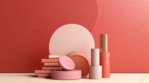 브랜딩 및 제품 프리젠테이션을 위한 완벽한 3d 렌더링 일러스트레이션 배경 추상 화장품 연단 화장 배경 연단 배경 완벽한
