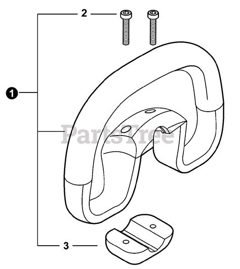 Echo SRM Echo String Trimmer SN T T Handle Support Parts