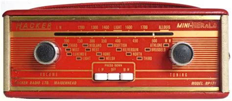 Hacker Mini Herald Rp17 Transistor Radio