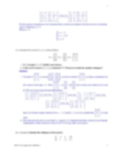 Midterm 1 Solution Exams Algebra Docsity