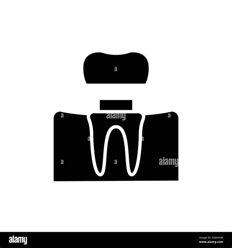 Crowned Teeth Color Line Icon Isolated Vector Element Outline Pictogram For Web Page Mobile